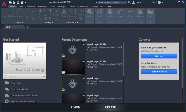 Lesson 1-3 – Launching AutoCAD | Learn CAD for FREE