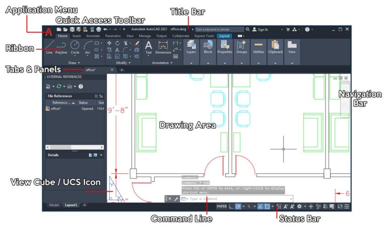 Lesson 1-4 - Understanding the AutoCAD User Interface | Learn CAD for FREE